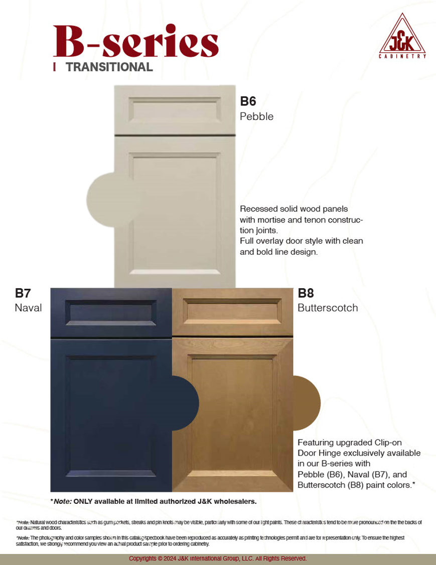 Update: B-Series Availability | J&K Cabinetry of North Carolina